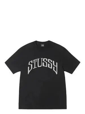 StÜssy Arched Pig. Dyed Tee Shirt - Black