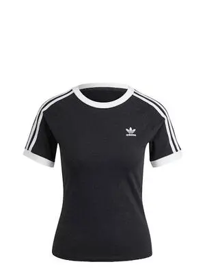 Adidas 3-stripes Slim Raglan T-shirt - Black Melange