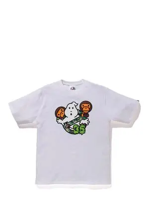 A BATHING APE X Ghostbusters Baby Milo Tee Shirt #6 - White