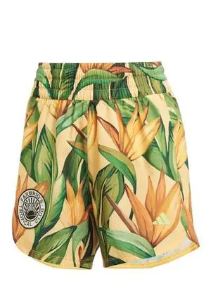 Adidas Pacer Shorts - Semi Spark/bold Gold/semi Flash Green