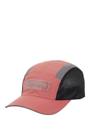 Supreme Side Mesh Camp Cap - Coral
