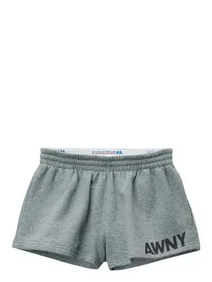 Alexander Wang Graphic Running Shorts - Grey