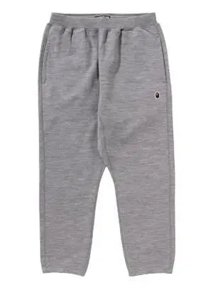 A BATHING APE Mr.bathing Ape College Sweat Pants - Gray