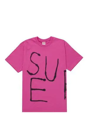 Supreme Painted Tee Shirt - Fuchsia