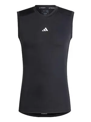 Adidas Techfit Compression Sleeveless Tee - Black