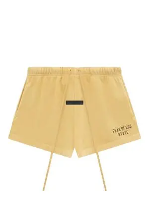 Fear Of God Essentials Heavy Jersey Running Shorts - Amber