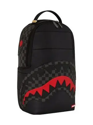 SPRAYGROUND Puffer Checkered Backpack - Black Grey