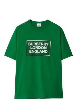 Burberry London England Logo T-shirt - Green