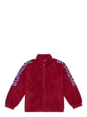 Supreme Shoulder Logo Fleece Jacket - Red