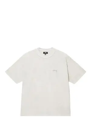 StÜssy Lazy Short Sleeve Tee Shirt - Bone