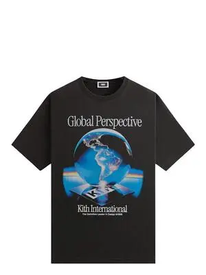 Kith Global Perspective Vintage Tee Shirt - Black