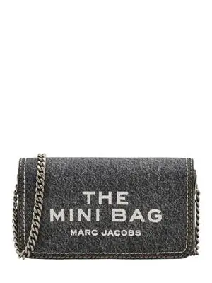 Marc Jacobs Denim Chain Mini Backpack Black Wash