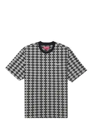 Supreme Diamond Jacquard Short Sleeve Top Black
