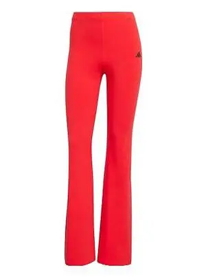 Adidas Essentials Small Logo Flared Leggings Pure Ruby/black