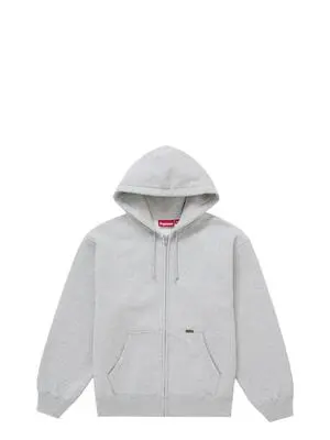 Supreme Zip Up Hooded Sweatshirt - Heather Grey