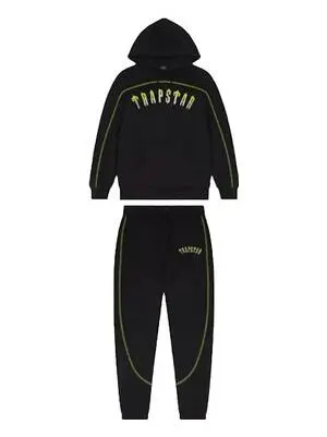 Trapstar X Central Cee 23 Arched Panel Tracksuit - Black/yellow