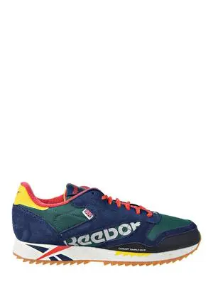 REEBOK Classic Leather Ripple Alte Sneakers - Green/red/yellow