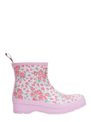 Hunter X Loveshackfancy Play Short Boots - Rose Heart