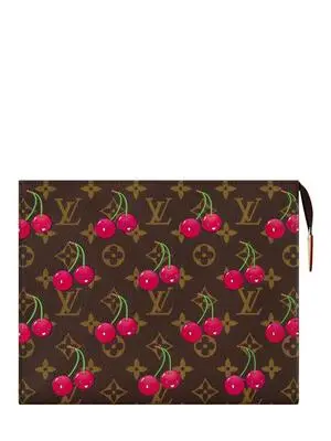 LOUIS VUITTON X Takashi Murakami Cherry Toiletry Pouch - Brown Monogram
