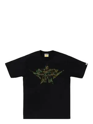 A BATHING APE 1st Camo Twin Sta Nyc Tee Shirt Tee Shirt - Black/green