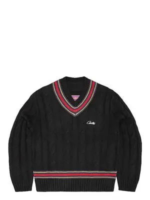 CORTEIZ Wimbledon Knit Sweater - Black