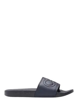 FERRAGAMO Salvatore Groove 9 Slide - Blue Marine