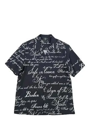 Ksubi Kursed Resort Short Sleeve Shirt - Black
