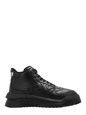 Versace Odissa High-top Sneakers - Black