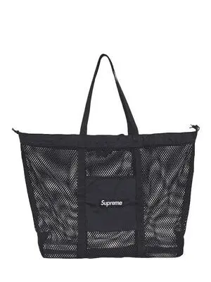 Supreme Mesh Tote Bag - Black