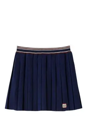 Miu Miu Wool Cashmere Skirt - Navy Blue