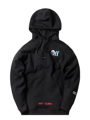 Kith Offwhite Just Global Hoodie - Black