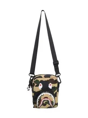 A BATHING APE 1st Camo Shark Mini Bag - Yellow