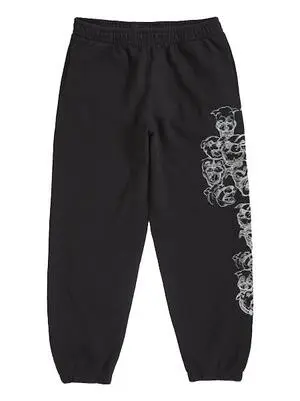 Supreme Pitbulls Embroidered Sweatpant Black