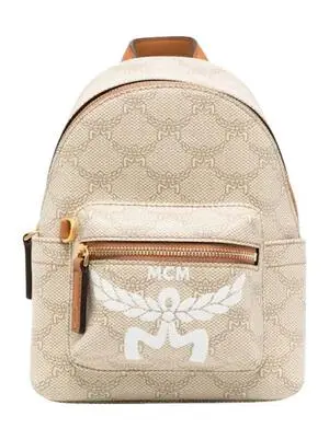 Mcm Stark Lauretos Xmini Backpack Oatmeal