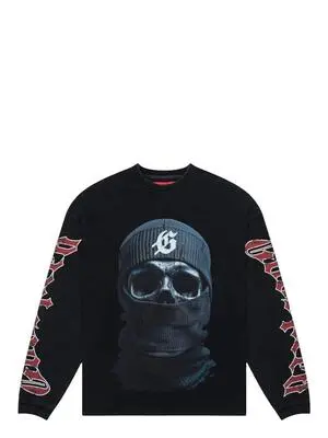 GODSPEED Balaclava Long Sleeve Tee Shirt - Black