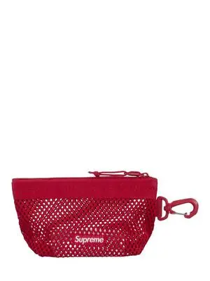 Supreme Mesh Mini Pouch - Red