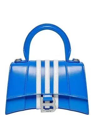 Balenciaga X Adidas Hourglass Xs Box Handbag - Blue
