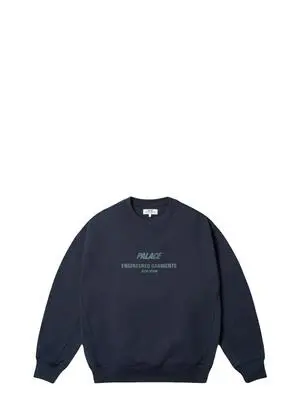 PALACE Engineered Garments Crew - Navy Blue