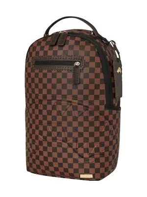 SPRAYGROUND Core Emboss Check Backpack - Brown Black