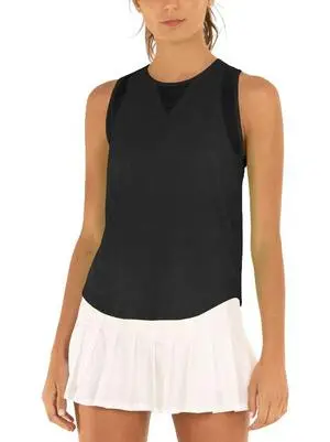 Lucky In Love Chill Out Tank - Black