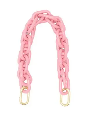 Clare V. Shortie Resin Link Chain Strap - Peony Resin