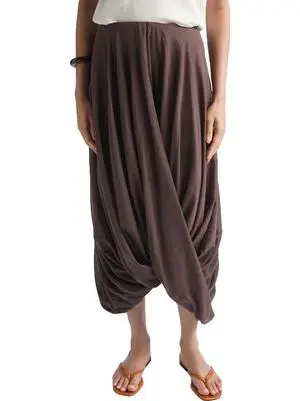 TOTEME Cocoon Maxi Skirt - Walnut