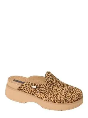 Reef Vista Skye Platform Clog Leopard