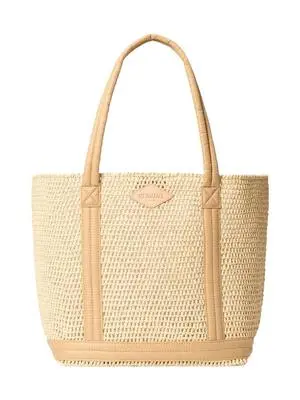 Mz Wallace Crochet Tote - Camel