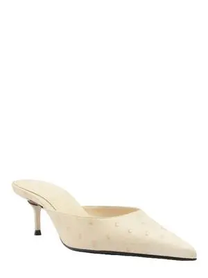 Schutz Julie Pointed Toe Mule Eggshell
