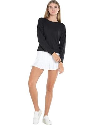 Lucky In Love Hype Long Sleeve Top Black