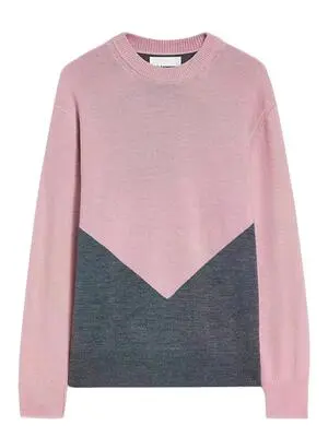 JIL SANDER Colourblocked Sweater - Pink