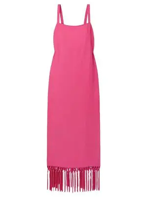 TALLER MARMO Fringe-detailed Dress - Pink