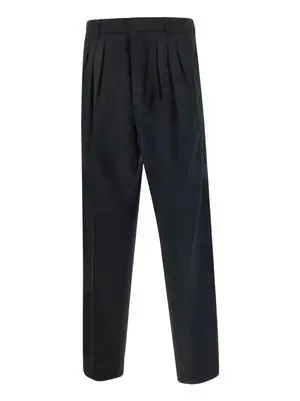 Kenzo Pleated Tailored Trousers - Black