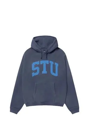 StÜssy Relaxed Fit Hoodie - Blue